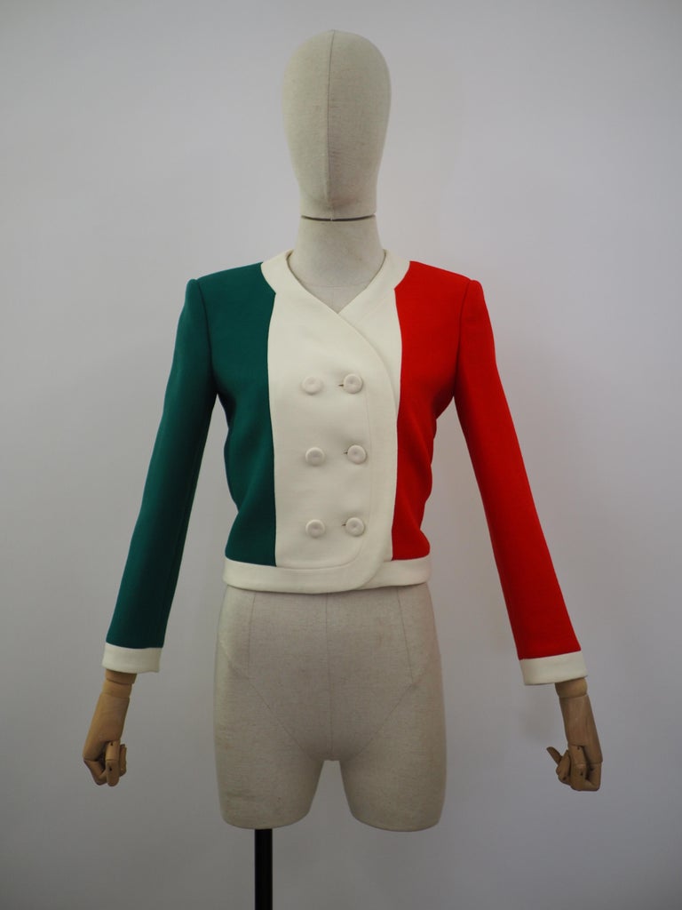 Moschino "I don't speak italian but i do speak Moschino" italian flag ...