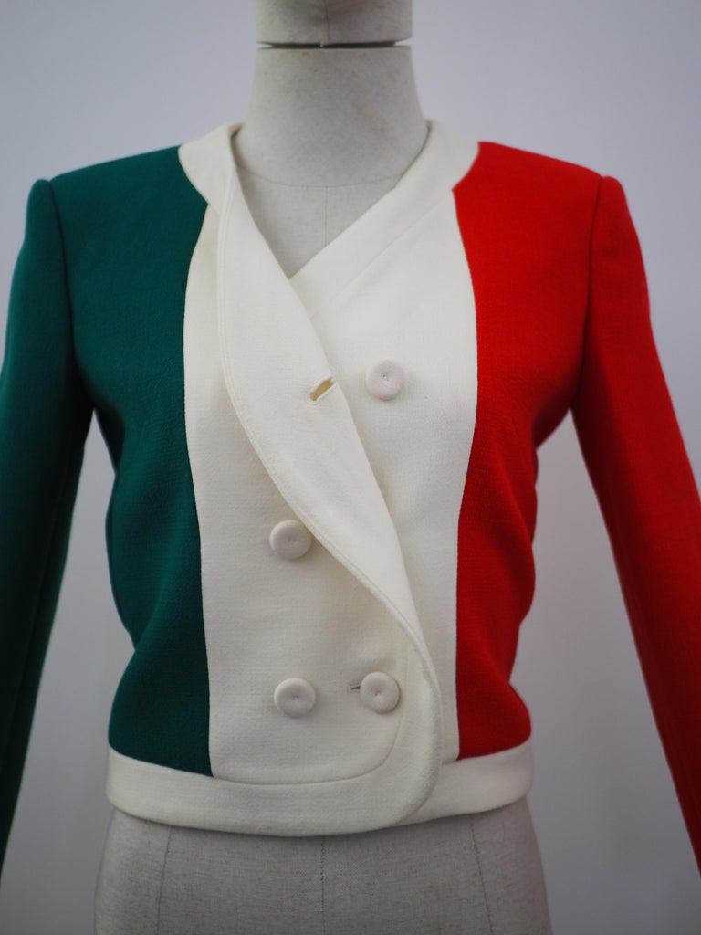 Moschino "I don't speak italian but i do speak Moschino" italian flag ...