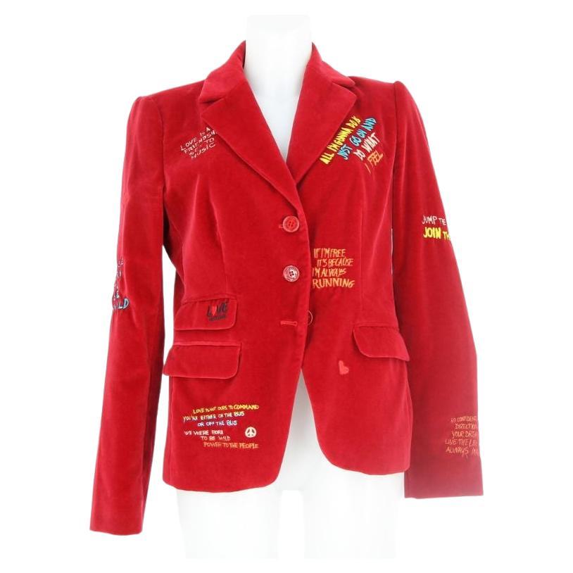 1970s Iconic Moschino Rainbow jacket at 1stDibs | rainbow blazer jacket