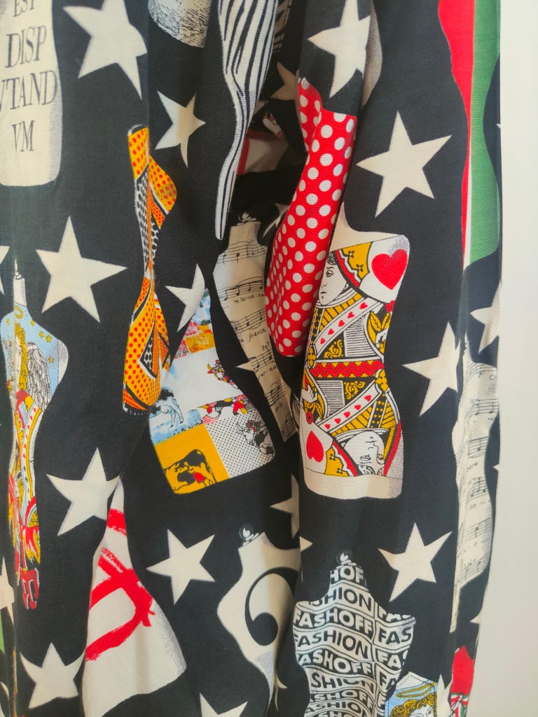Moschino multicoloured iconic shirt For Sale at 1stDibs