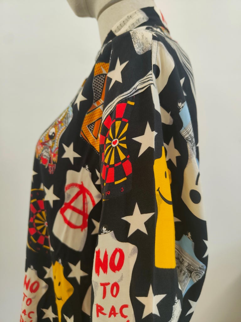 Moschino multicoloured iconic shirt For Sale at 1stDibs
