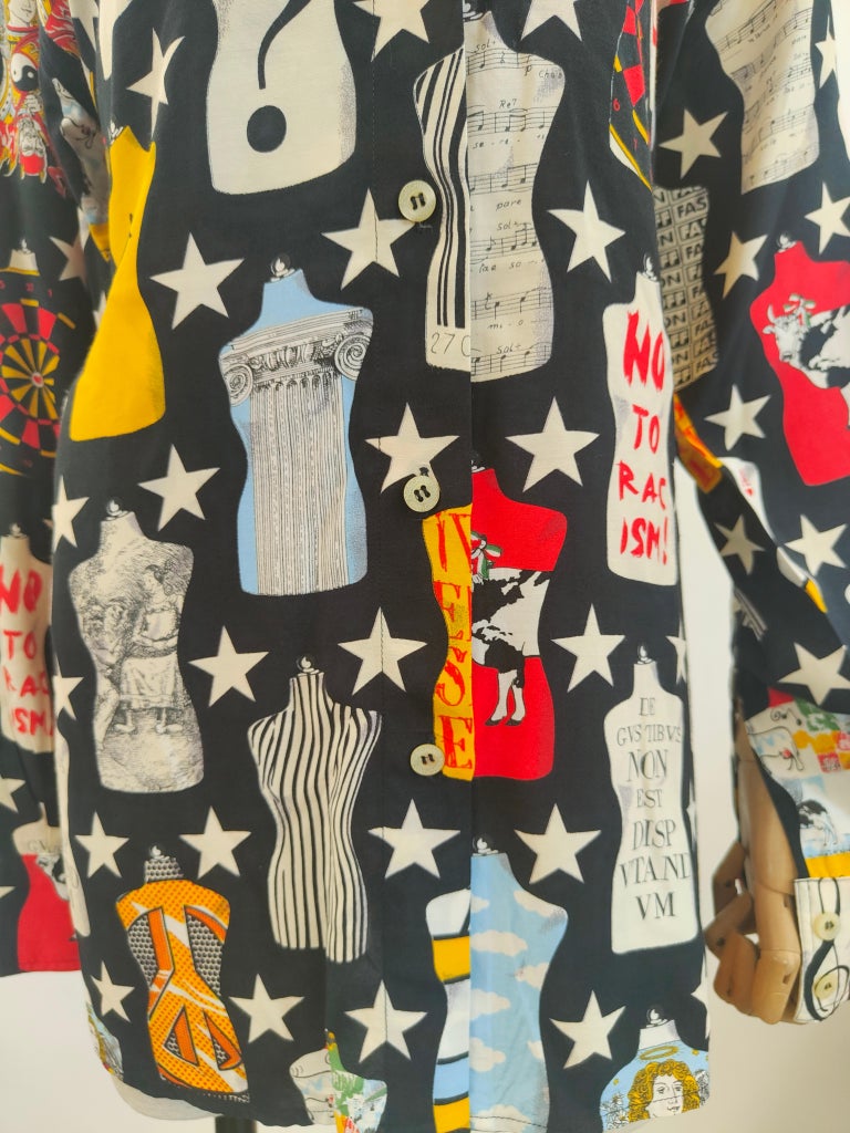 Moschino multicoloured iconic shirt For Sale at 1stDibs