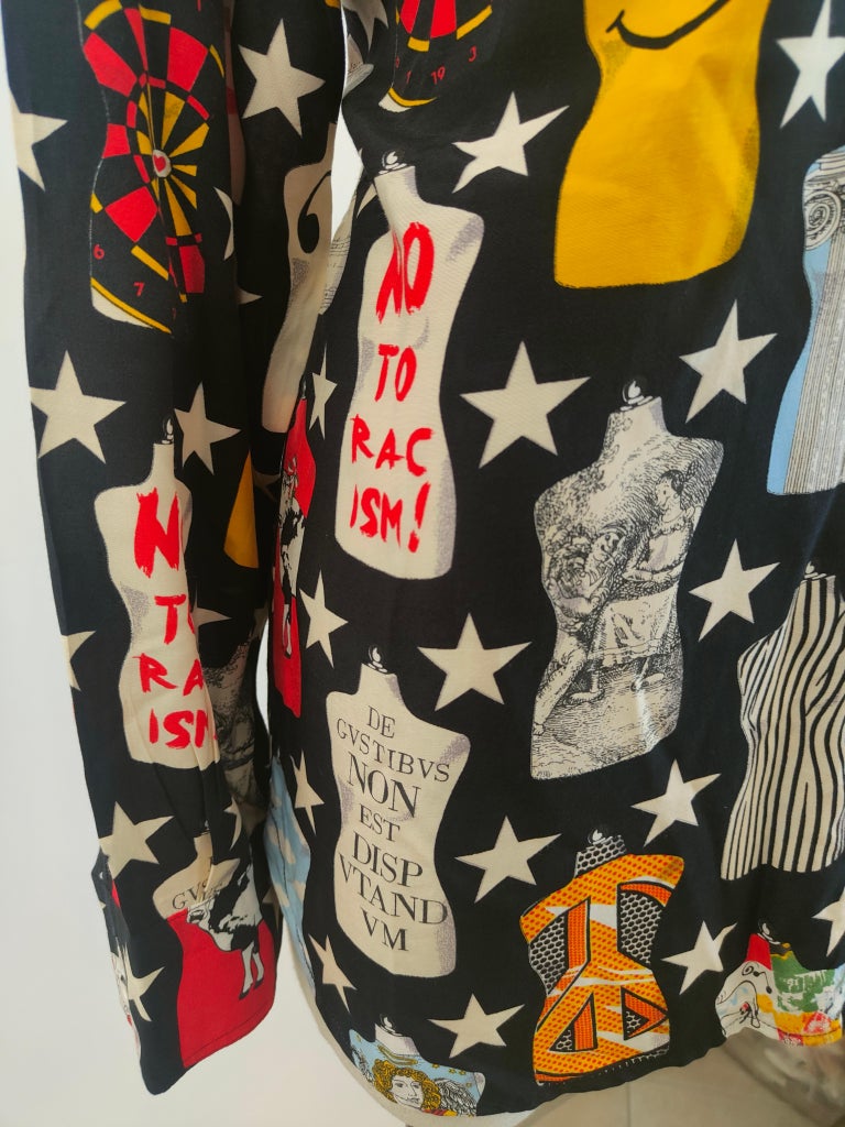 Moschino multicoloured iconic shirt For Sale at 1stDibs