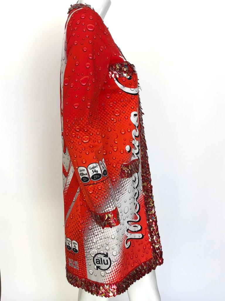 Moschino soda can coat at 1stDibs