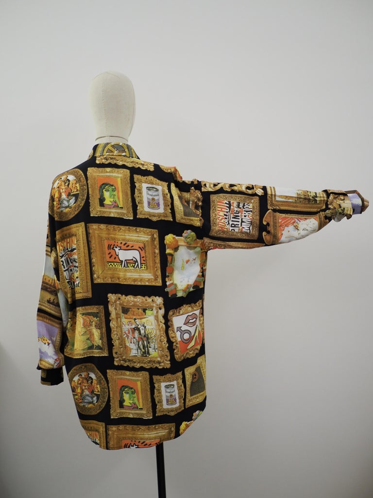 Moschino Vintage Iconic Frame shirt For Sale at 1stDibs