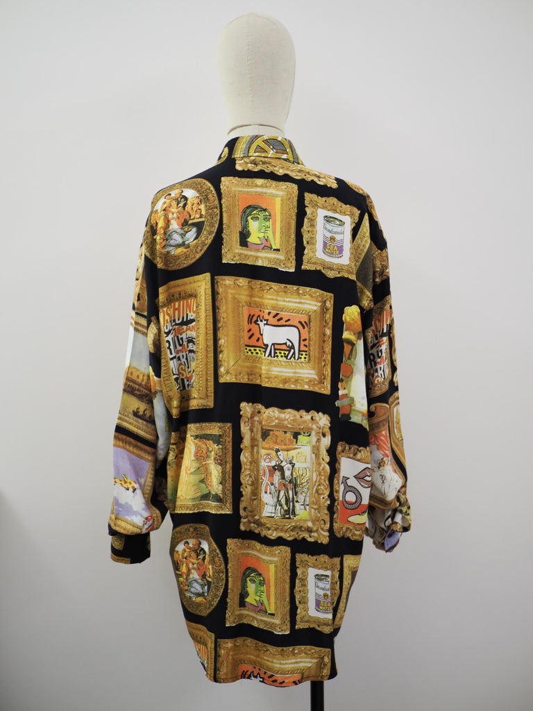 Moschino Vintage Iconic Frame shirt For Sale at 1stDibs