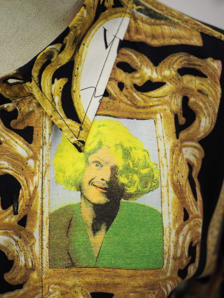 Moschino Vintage Iconic Frame shirt For Sale at 1stDibs