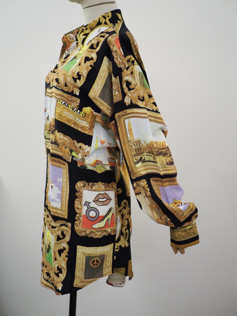 Moschino Vintage Iconic Frame shirt For Sale at 1stDibs