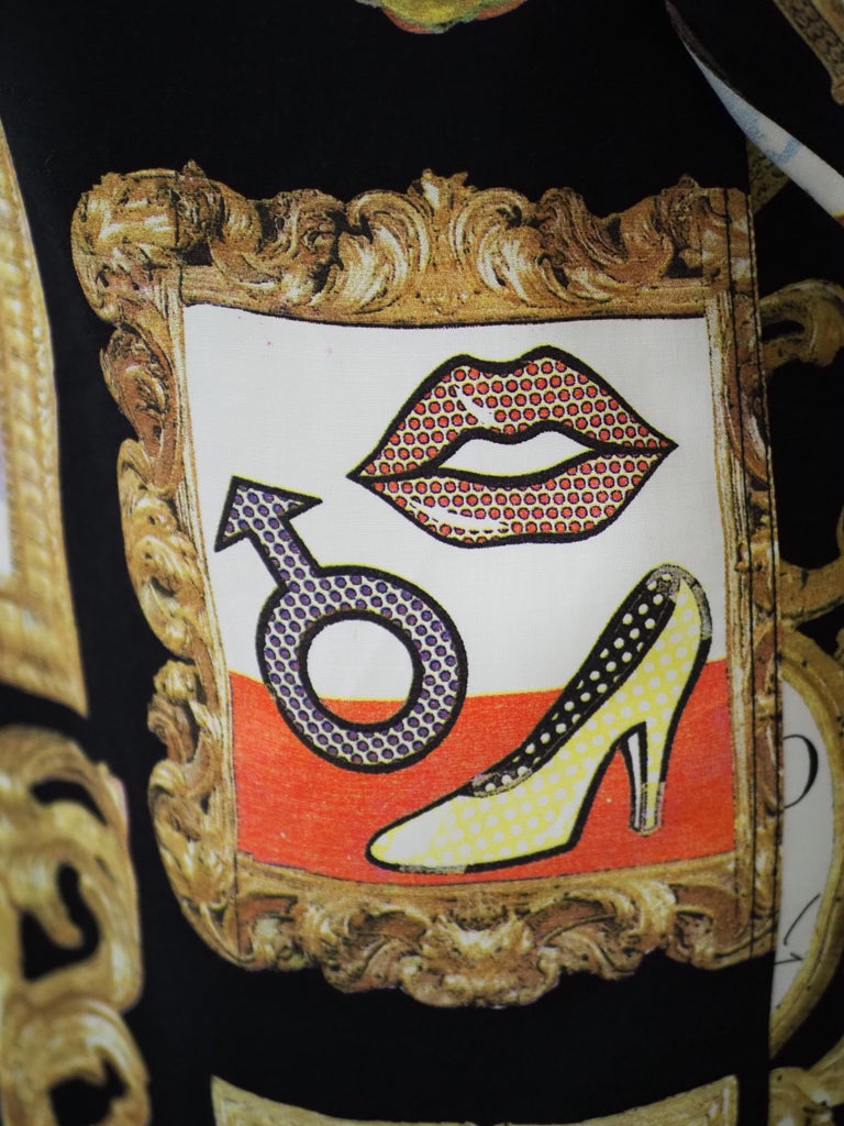 Moschino Vintage Iconic Frame shirt For Sale at 1stDibs