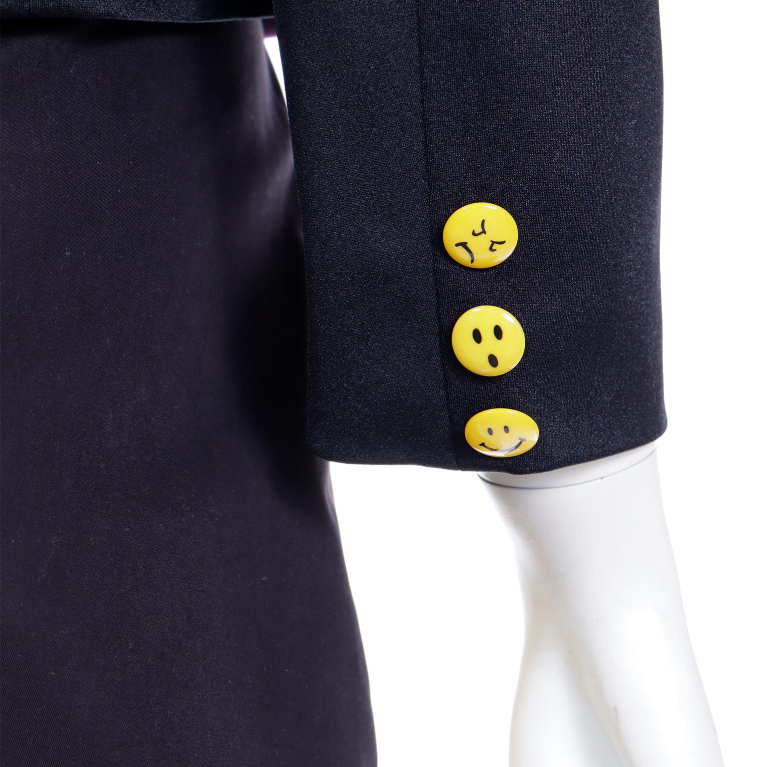 Moschino Vintage Rainbow Color Block 2pc Skirt and Jacket Suit The ...