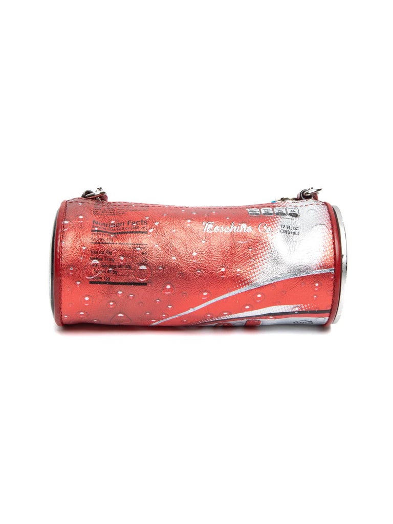 Moschino Women's Cola Drink Bag Red For Sale at 1stDibs