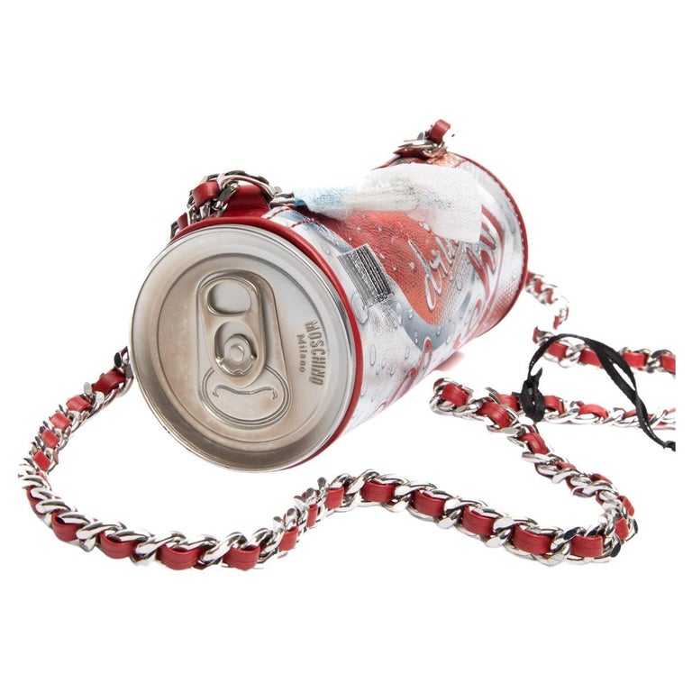 Moschino Women's Cola Drink Bag Red For Sale at 1stDibs