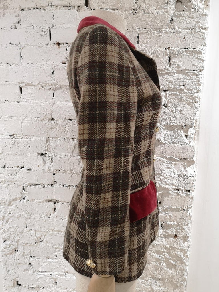 Moschino wool nuts jacket at 1stDibs