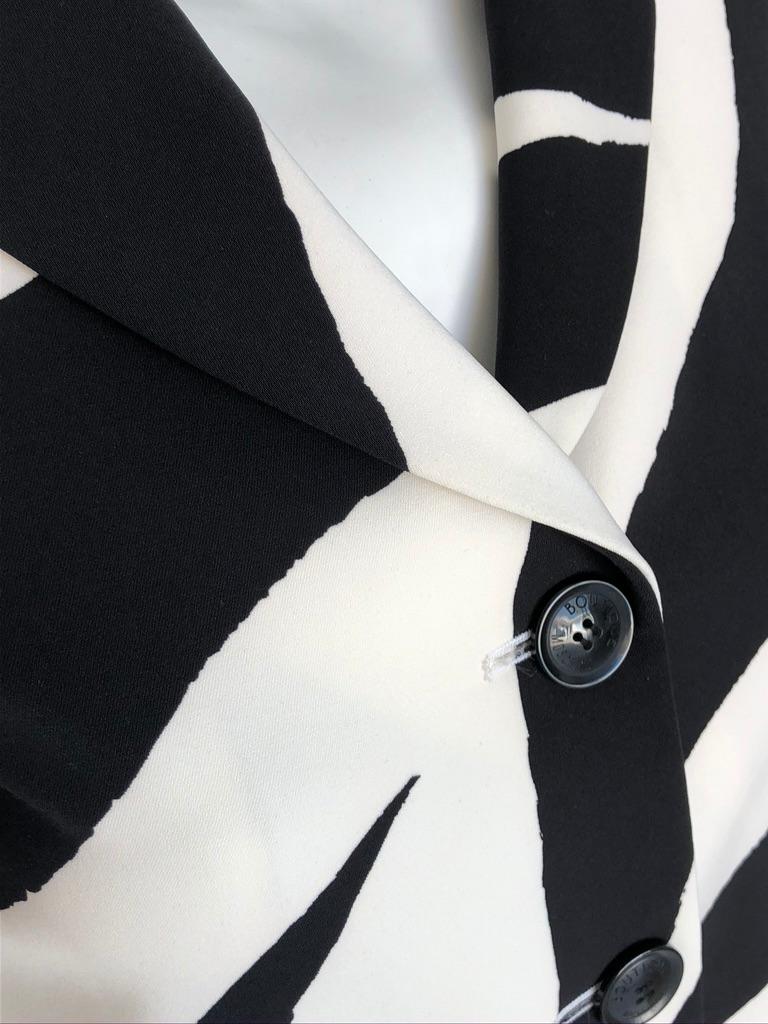MOSCHINO Zebra blazer For Sale at 1stDibs