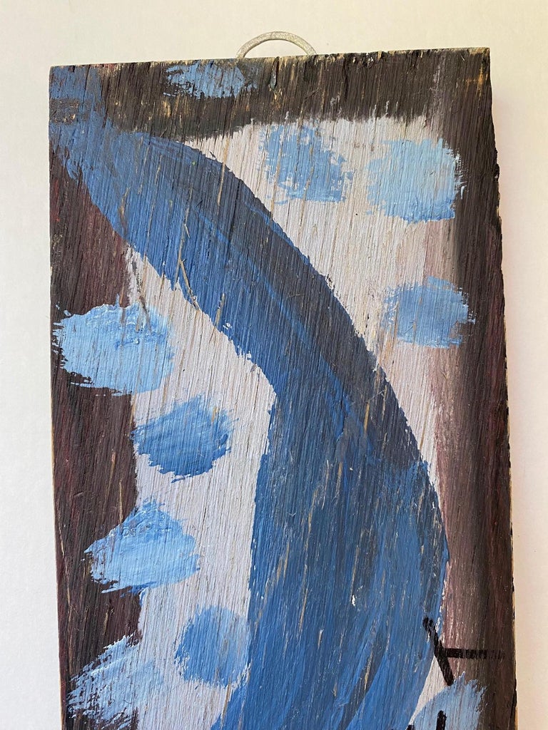 Mose Tolliver - Snake Hanging from Its Tail (vertical format) at 1stDibs