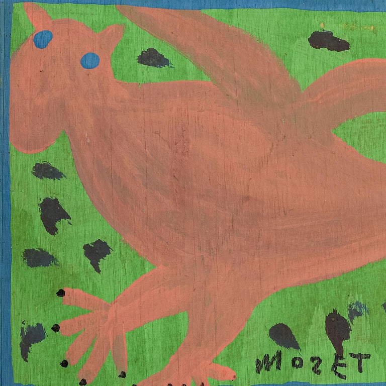 Mose Tolliver - Untitled Pink Eagle by Mose Tolliver AKA Moset INV ...