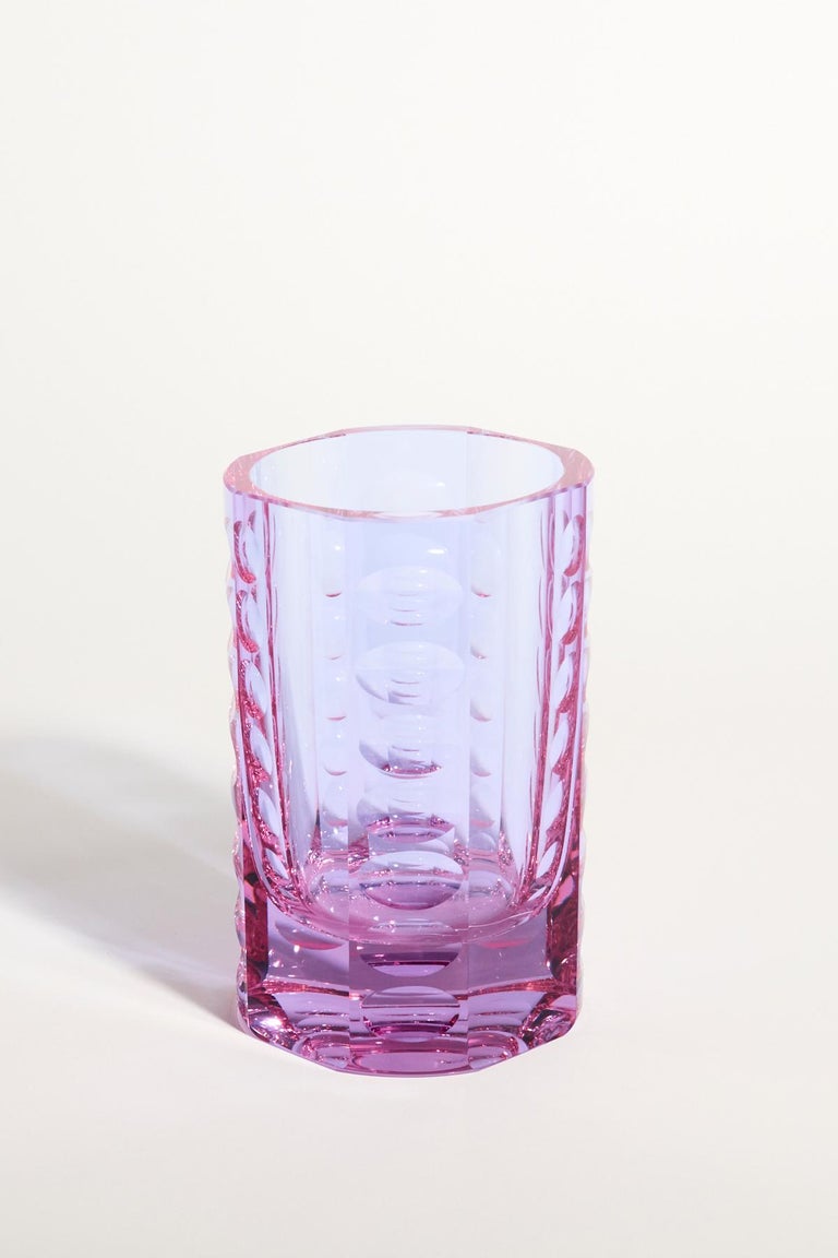 Moser Glass Vase For Sale at 1stDibs