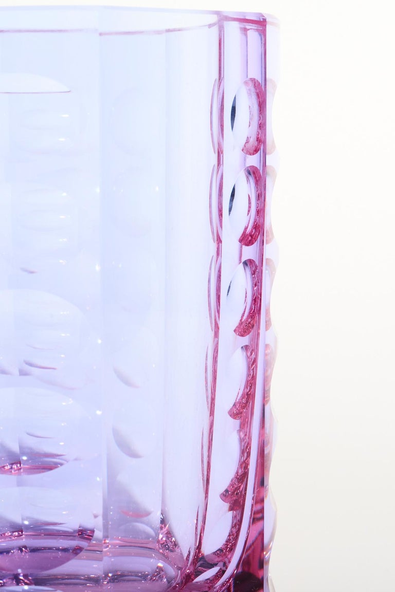 Moser Glass Vase For Sale at 1stDibs