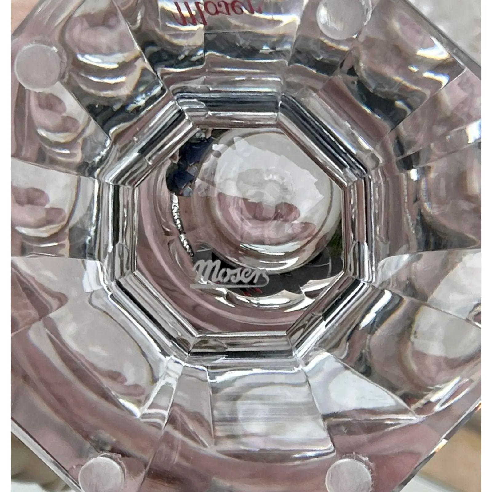 Moser Gold Encrusted Crystal Carlsbad Decanter, 1980s at 1stDibs