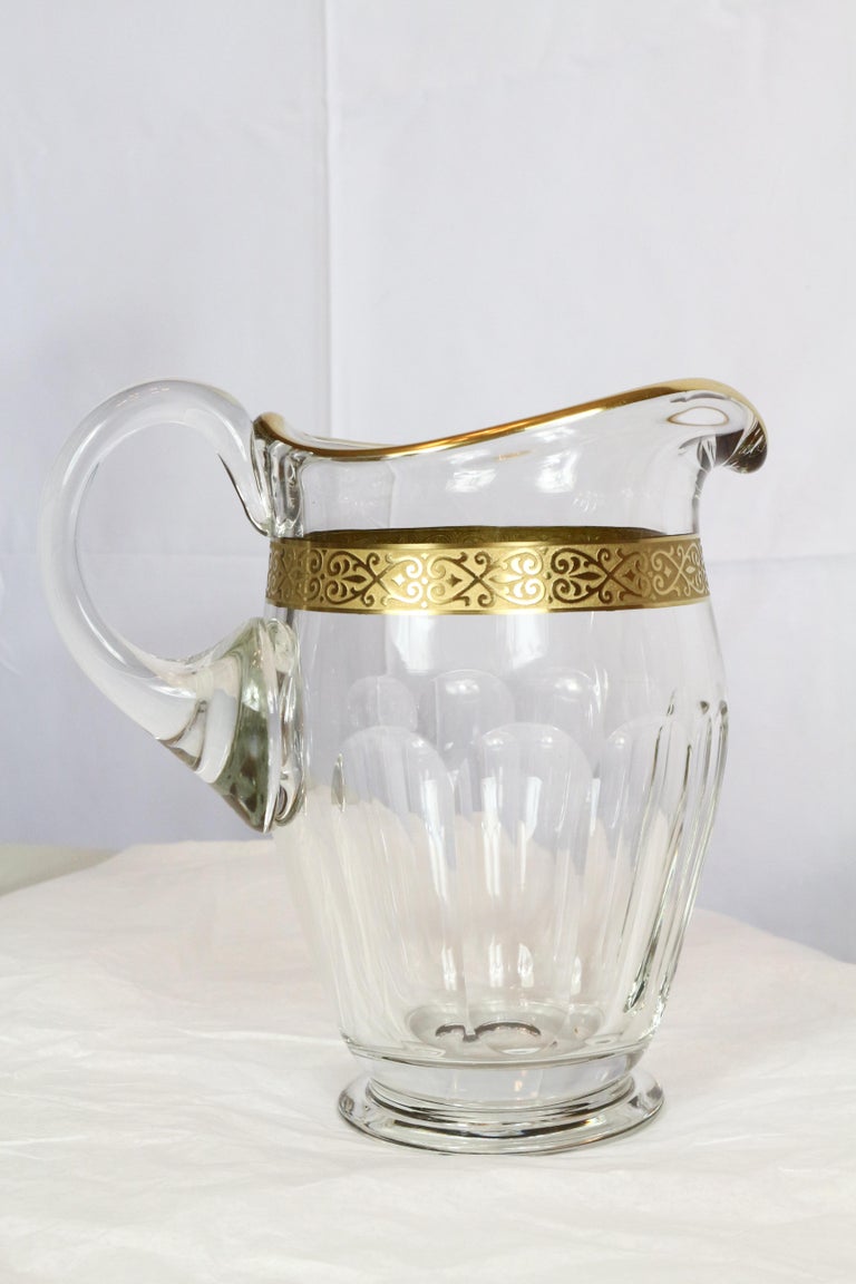 Moser Set of 63 Pieces, Lady Hamilton, Clear Cristal with Gilded and ...