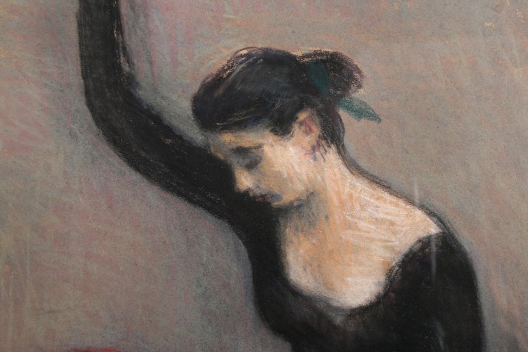 Moses Soyer - Dancers at the Barre, Pastel by Moses Soyer For Sale at ...