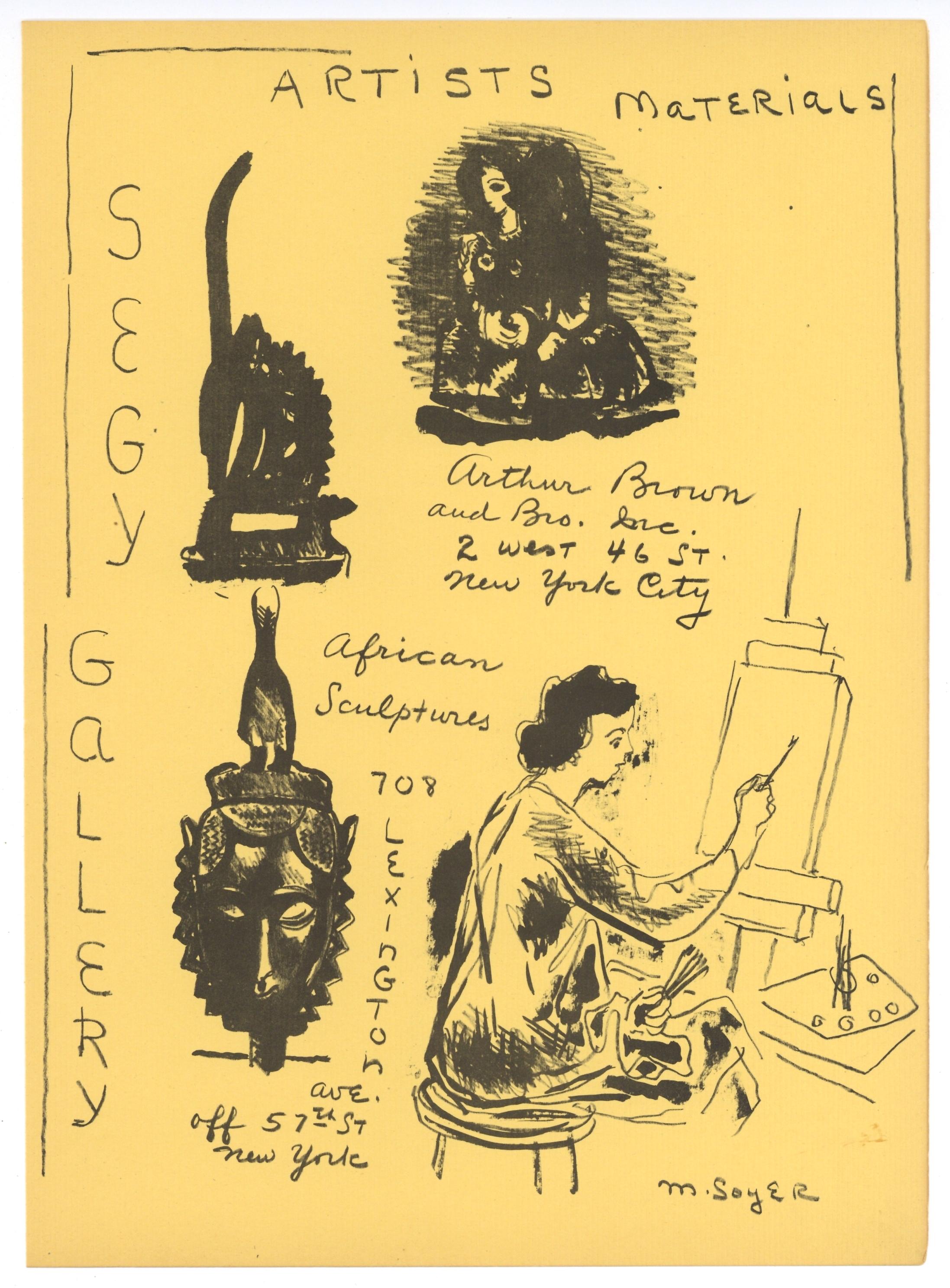 Moses Soyer Art - 15 For Sale at 1stDibs | m soyer painter, m soyer ...