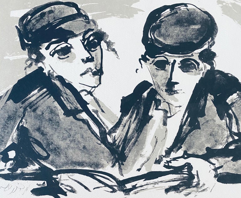 Moshe Bernstein - Polish Israeli Artist Expressionist Hand Signed ...