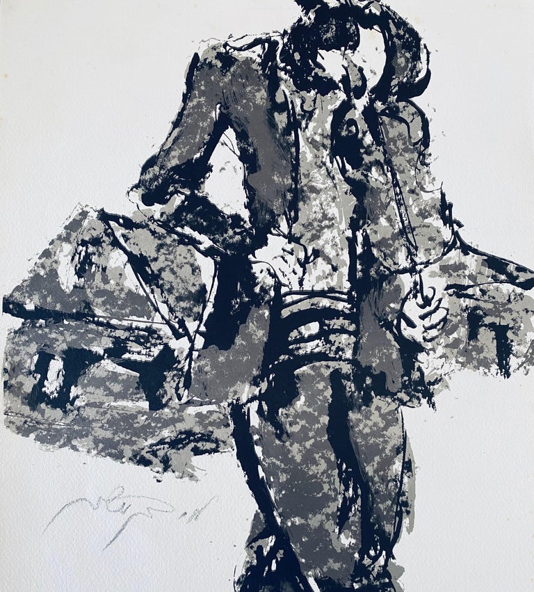 Moshe Bernstein - Polish Israeli Artist Expressionist Hand Signed ...