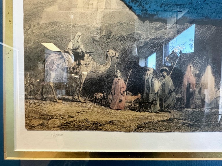 Moshe Castel, “Kings of Jerusalem”, Gold Embossed Serigraph, Signed ...