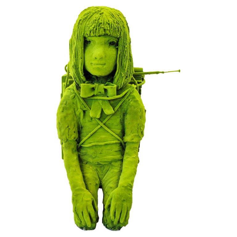 Moss Girl Sculpture by Kim Simonsson, circa 2020, Finland For Sale at ...