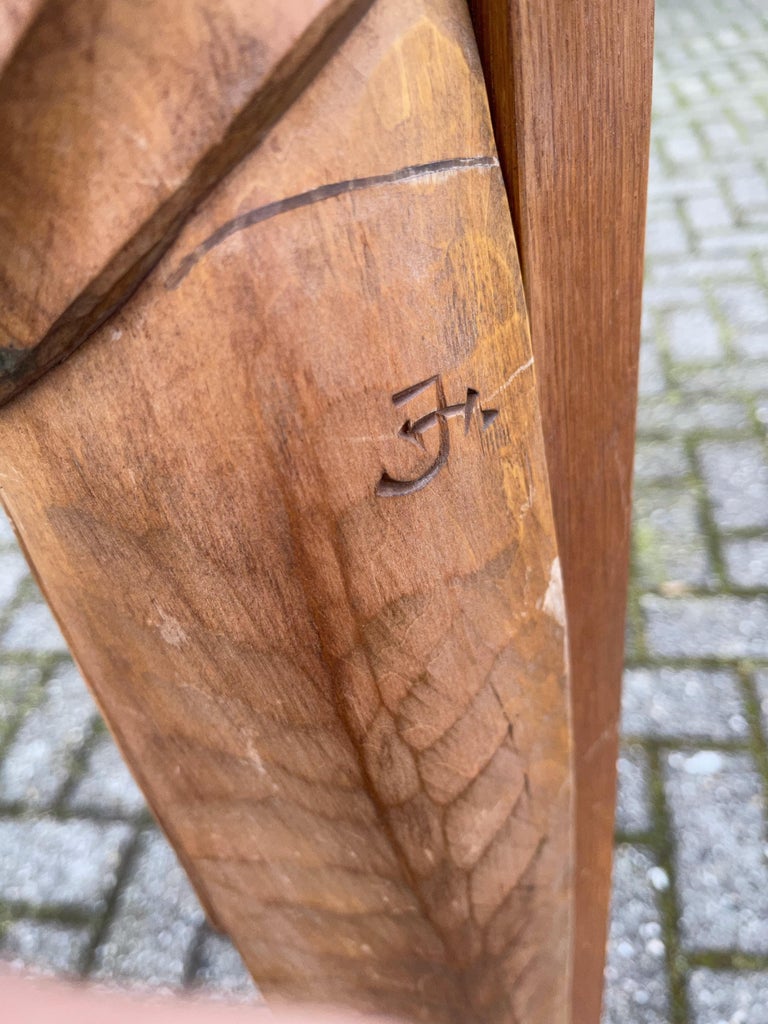 Most Stylish Large and Quality Carved Wooden Art Deco Corpus of Christ ...