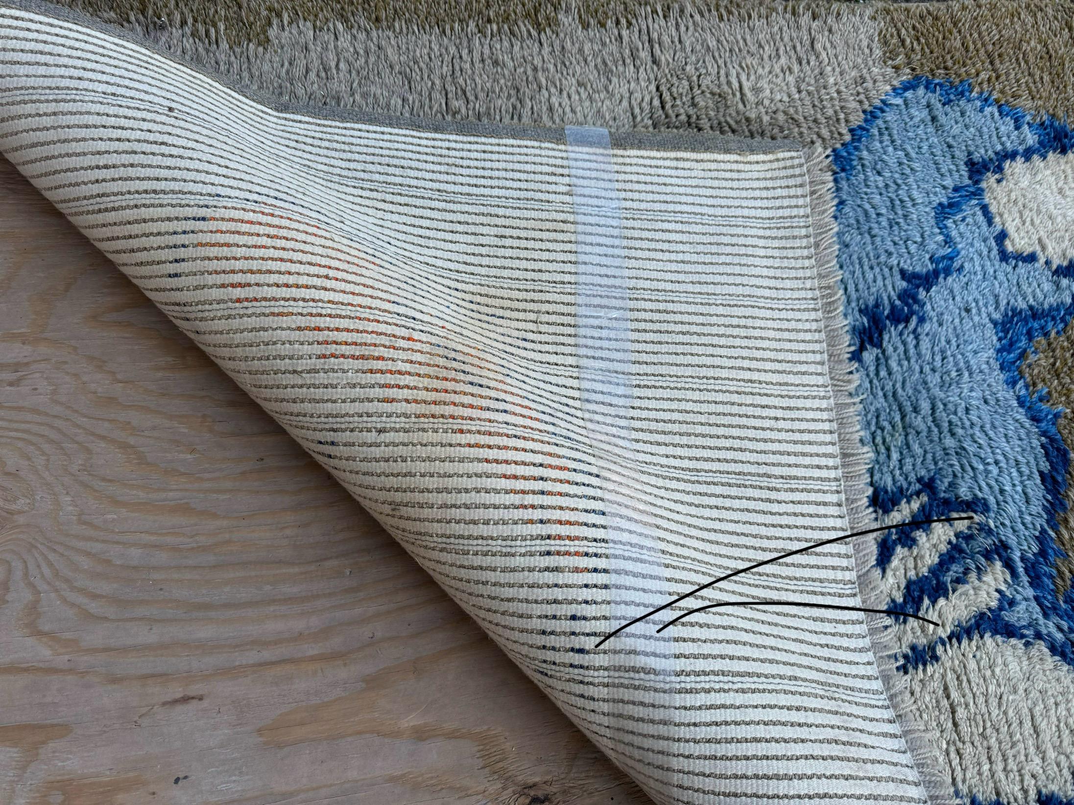 Most unusual Modernist / Abstract FIGURAL Rug / wall hanging For Sale ...