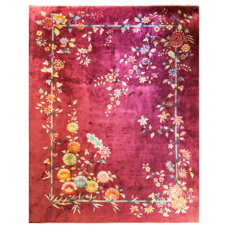 Most Wonderful Antique Art Deco Carpet at 1stDibs