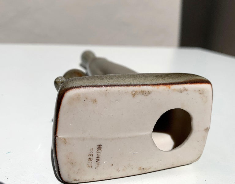 Mother and Child Ceramic Sculpture by Howard Pierce For Sale at 1stDibs