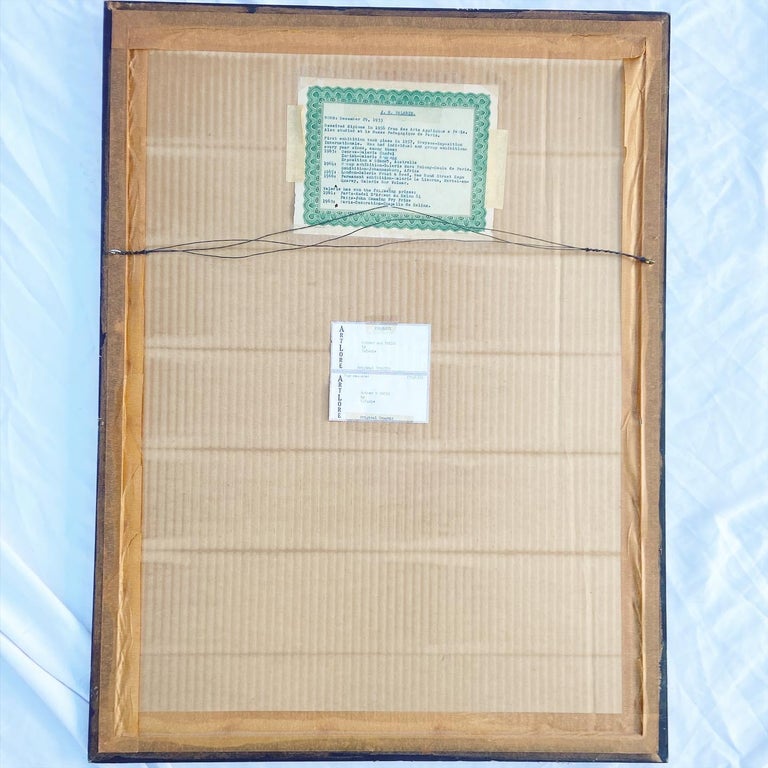 Mother and Child, Framed and Signed Lithograph 66/100 by Jean-Baptiste ...