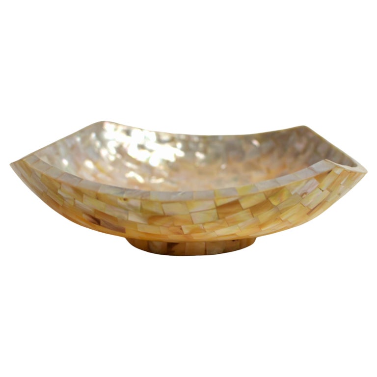Mother of Pearl Bowl Unique For Sale at 1stDibs