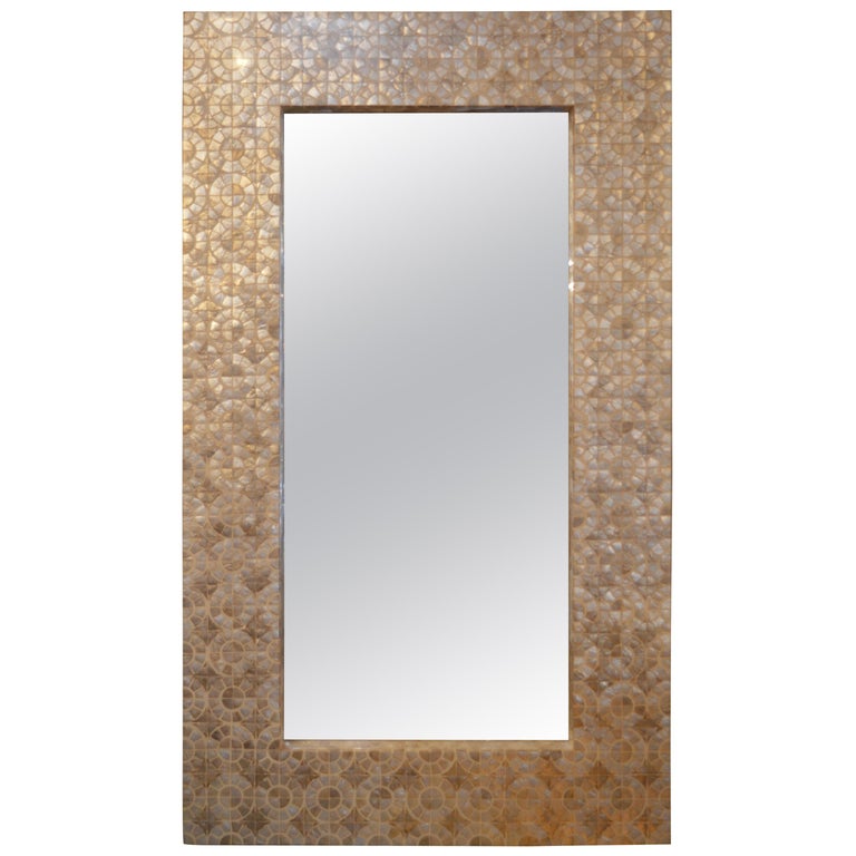 Mother of Pearl Mirror at 1stDibs