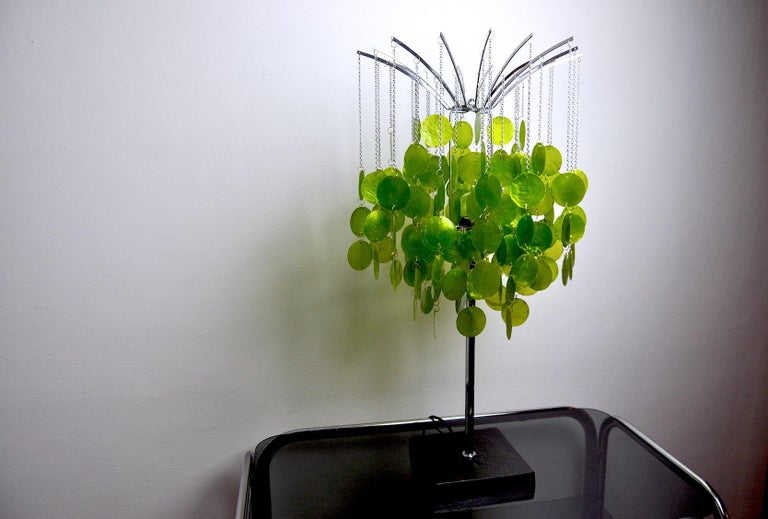 Mother-of-Pearl Table Lamp by Tarogo, Japan, 1980 at 1stDibs