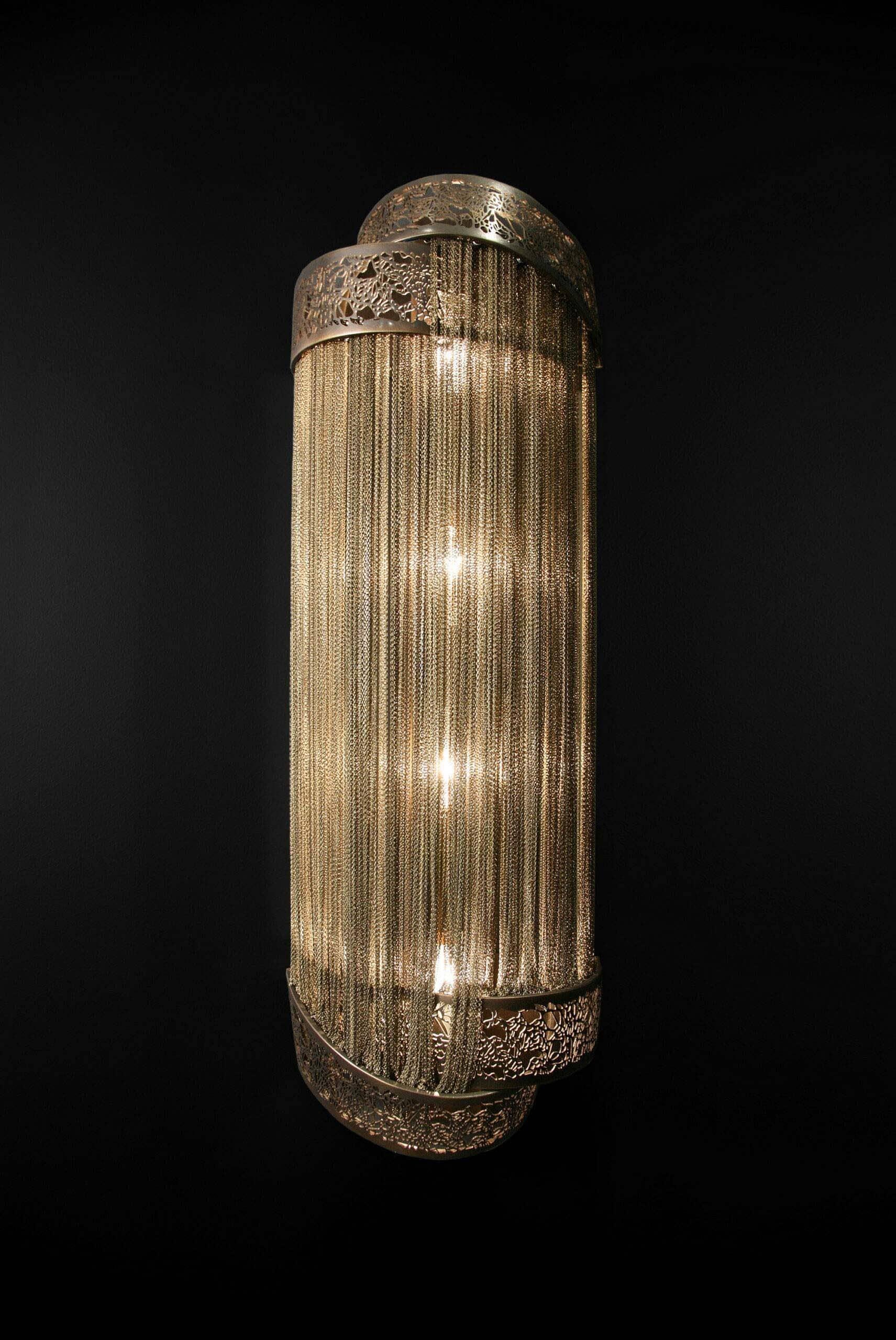 Mother Sconce: Elegant, Draped Sconce in Bronze or Stainless Steel For ...