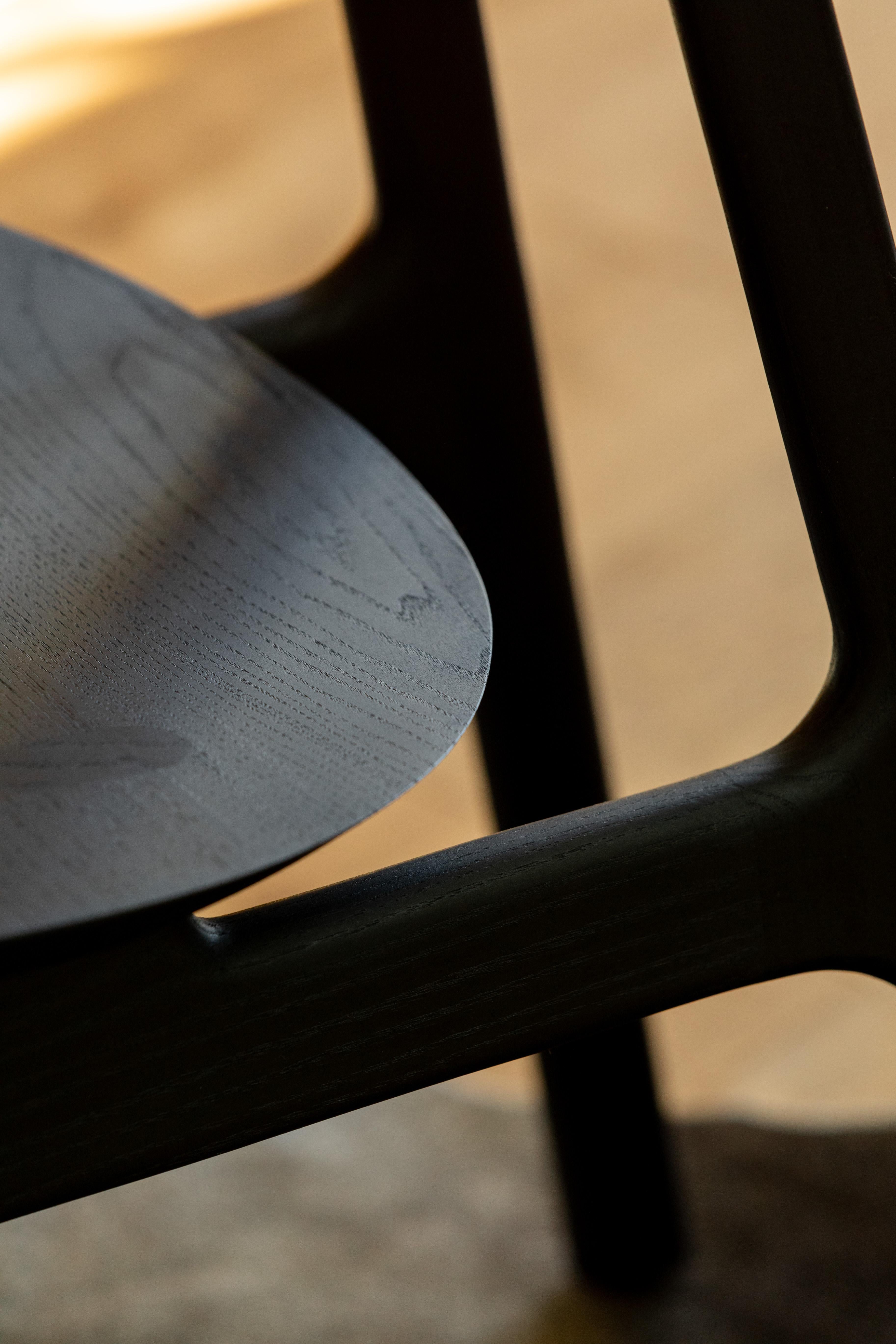 Moto Chair - Black Ash For Sale at 1stDibs