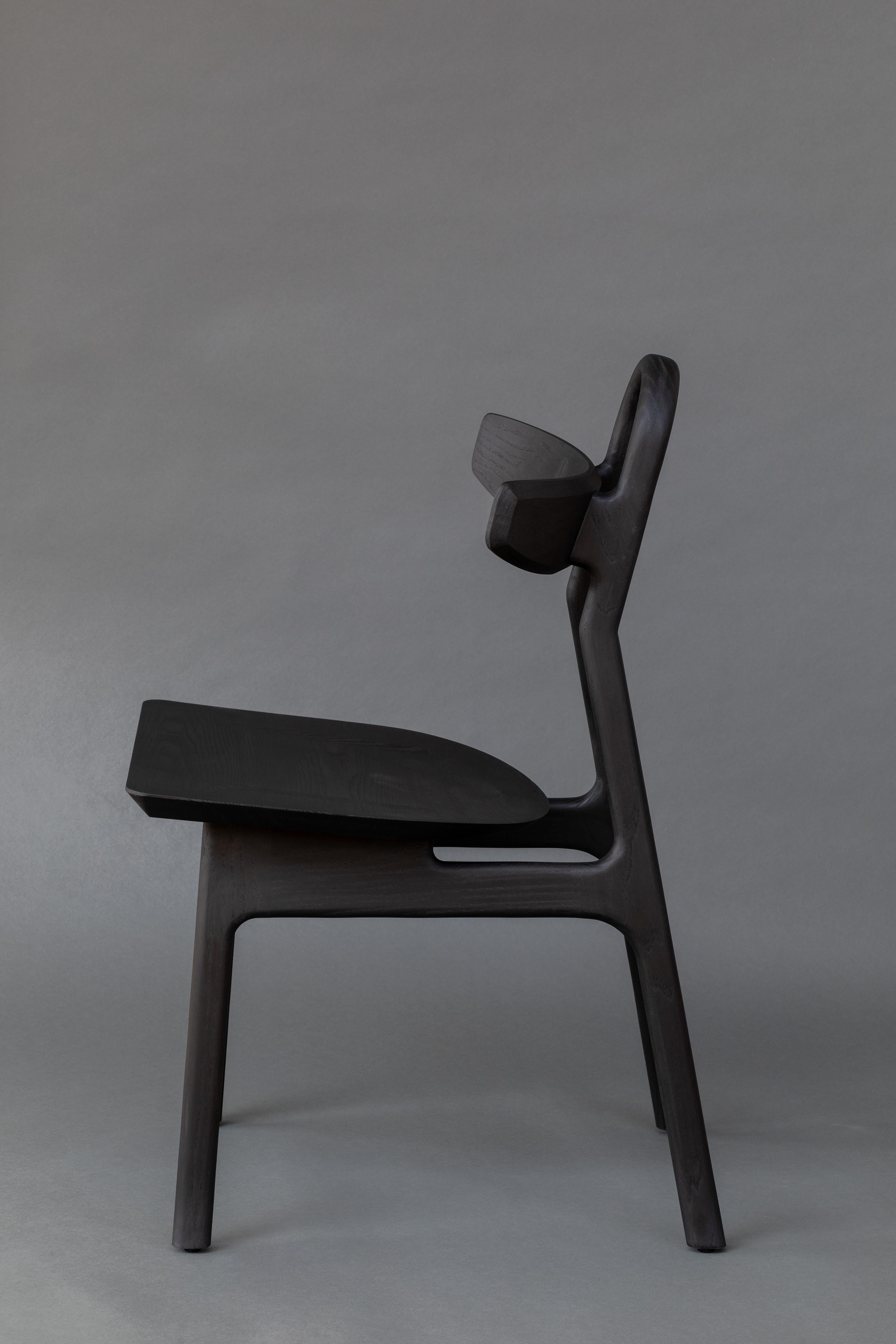 Moto Chair - Black Ash For Sale at 1stDibs