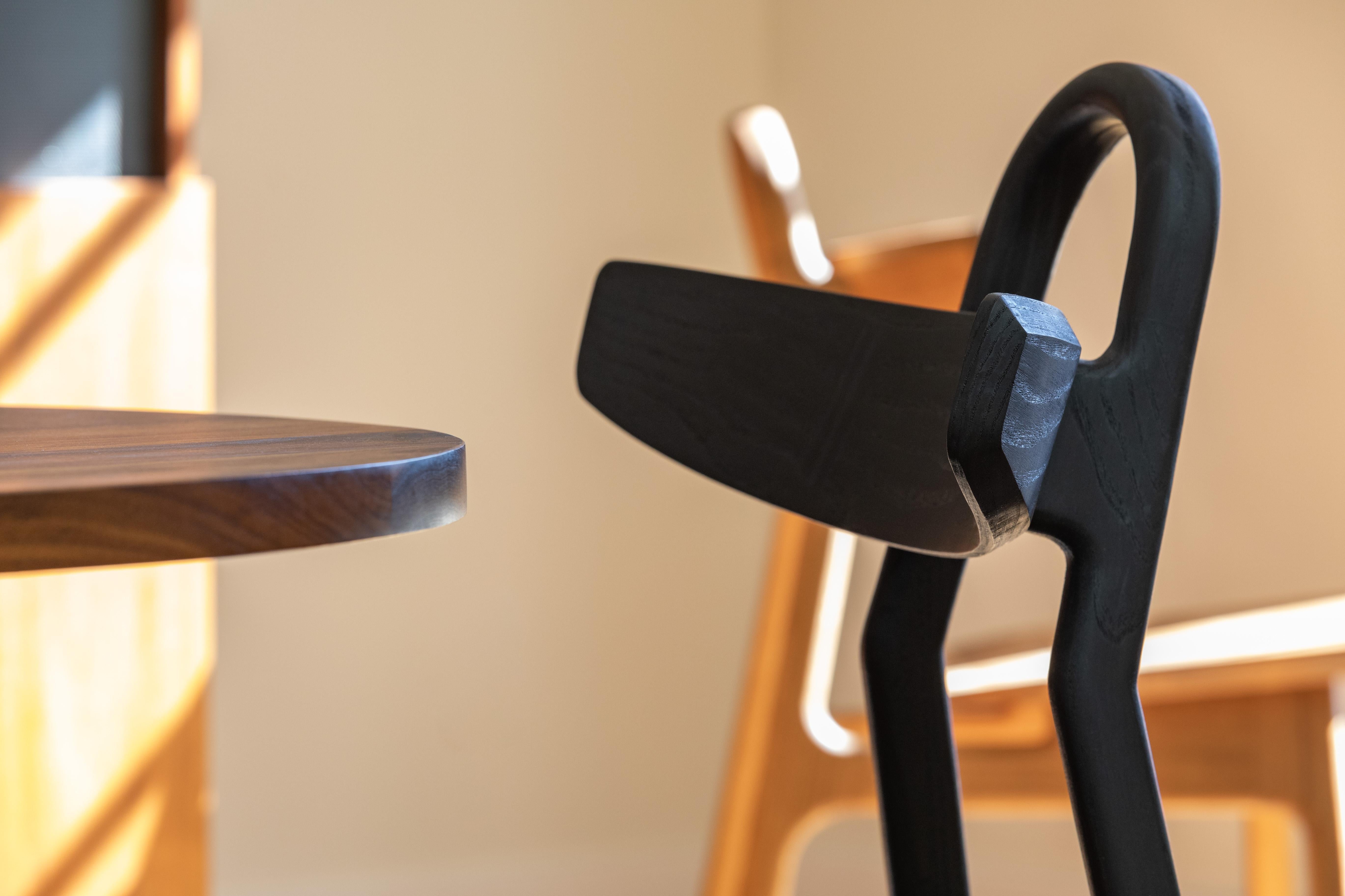 Moto Chair - Black Ash For Sale at 1stDibs