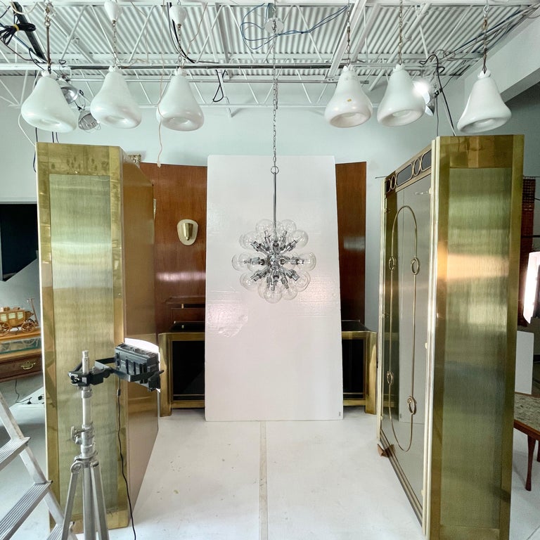 Motoko Ishii Chrome Sputnik for Lightolier For Sale at 1stDibs
