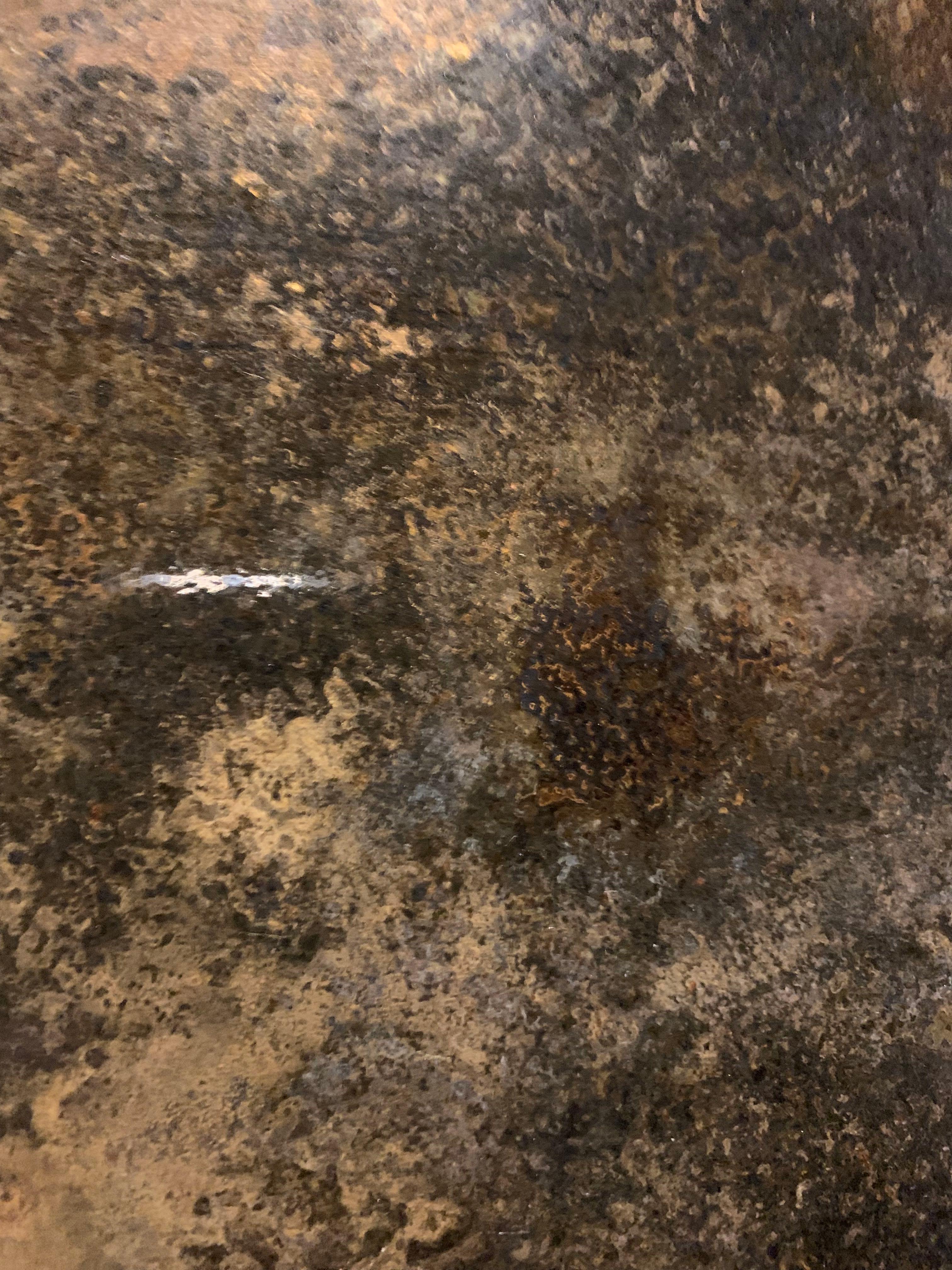 Mottled Brass Tripod Leg Cocktail Table, India, Contemporary For Sale ...