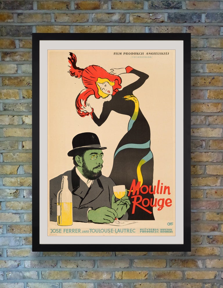 'Moulin Rouge' Original Vintage Movie Poster by Lucjan Jagodzinski ...