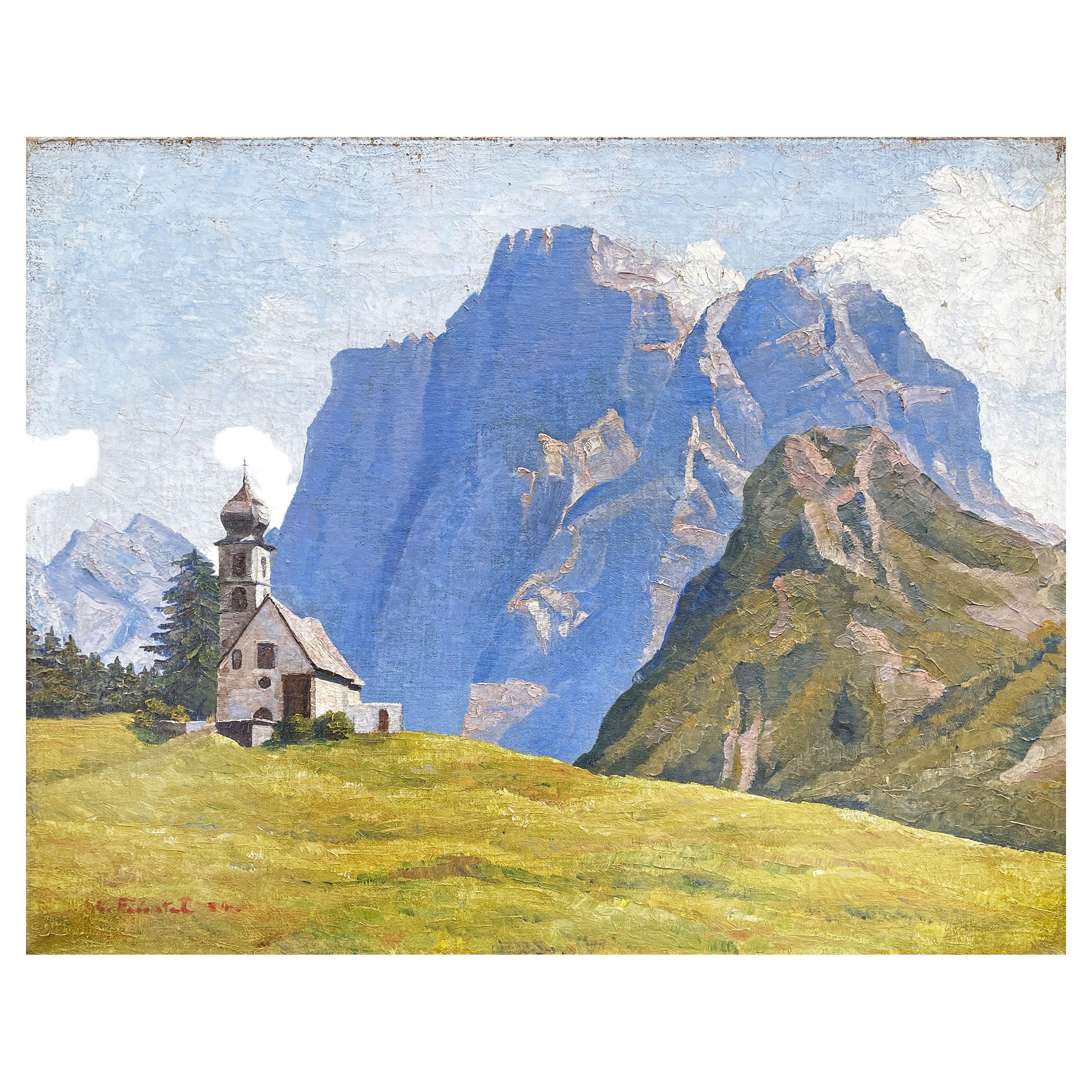 Alan Wolton (b. 1934) "Winter Relenting", Colorado landscape at 1stDibs