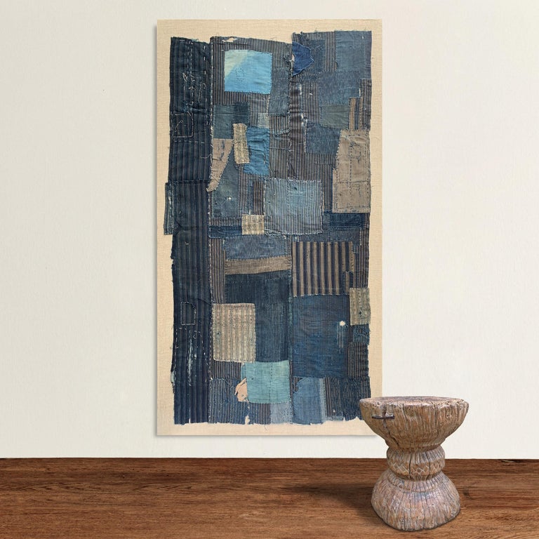 Mounted 19th Century Japanese Boro at 1stDibs