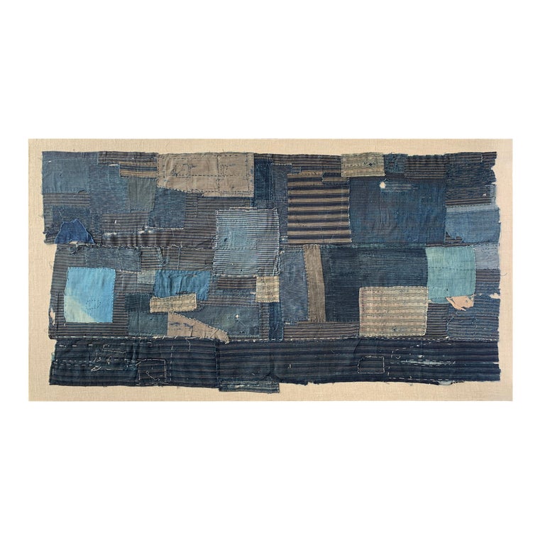 Mounted 19th Century Japanese Boro at 1stDibs