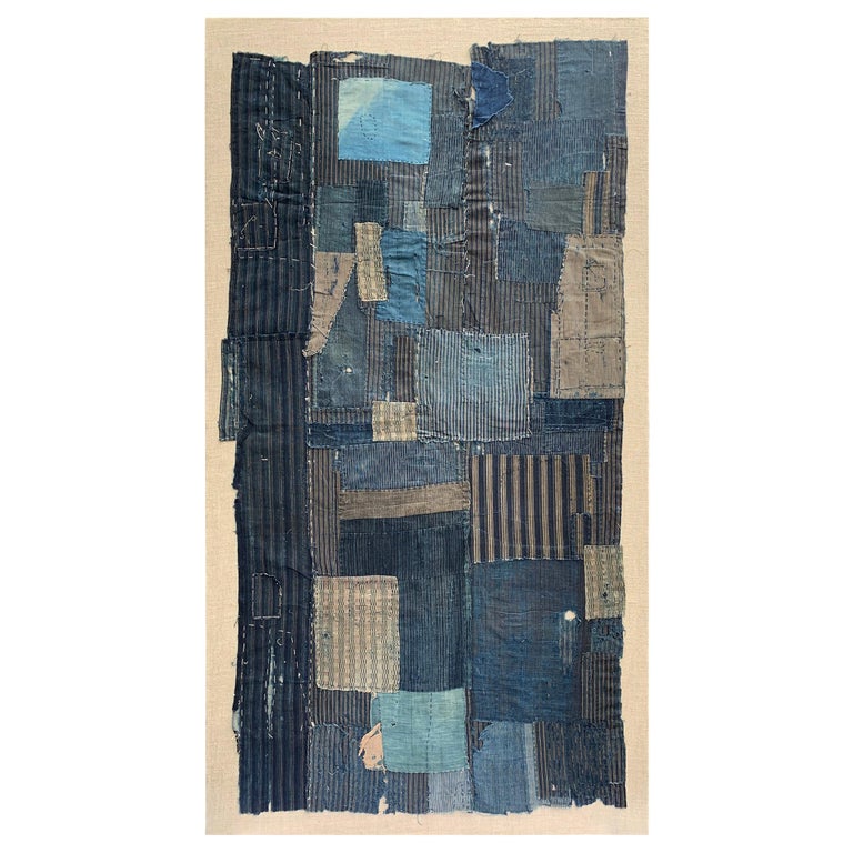 Mounted 19th Century Japanese Boro at 1stDibs