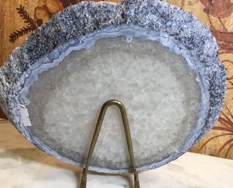 Mounted Crystal Quartz Agate at 1stDibs